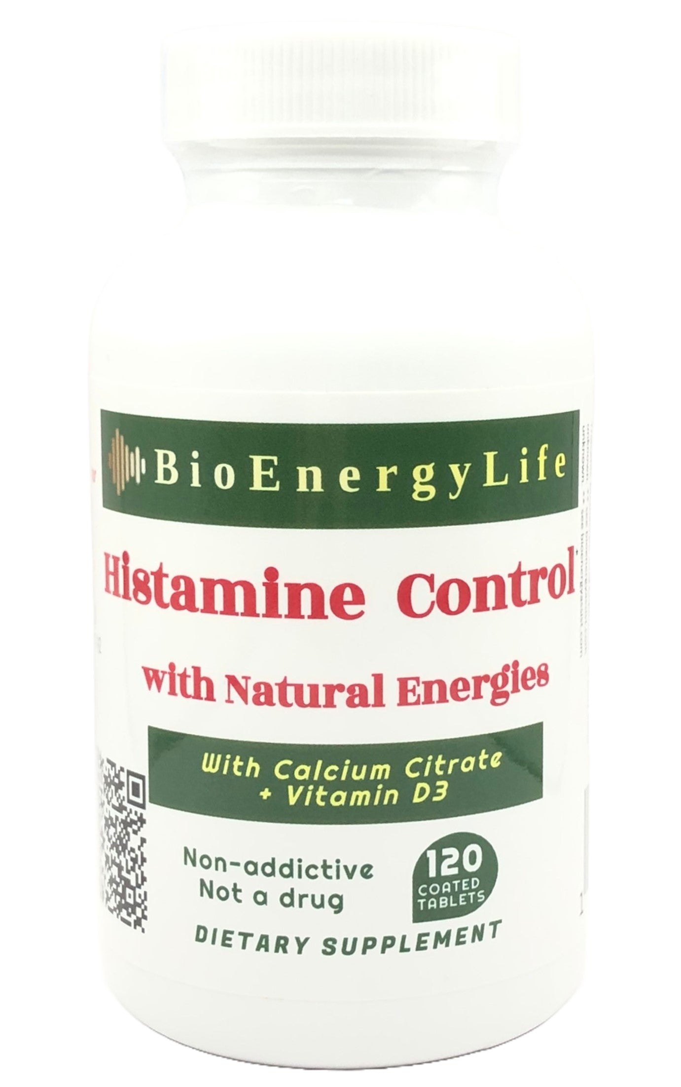 Histamine Control 120 Tablets – BioEnergy Assist